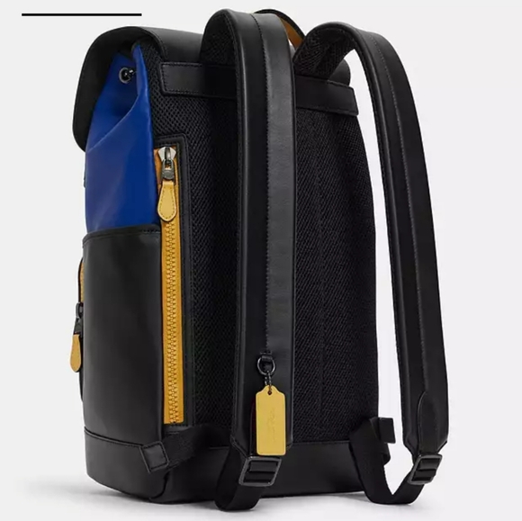 Coach | Bags | Track Backpack In Colorblock Signature Canvas | Poshmark